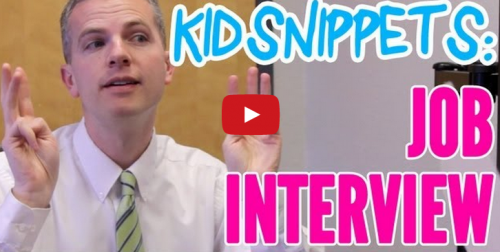 This Is How A Job Interview Would Turn Out If It Were Up To Kids ...
